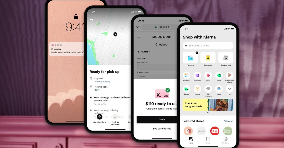 Einfach überall bezahlen: Klarna-App wird online zum Multitalent