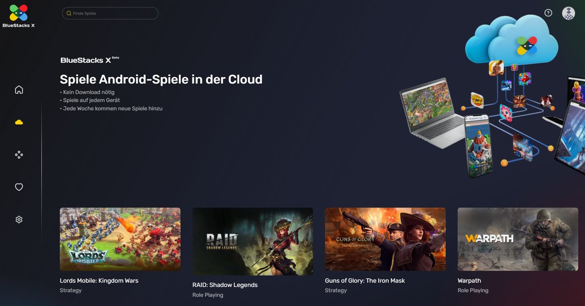 BlueStacks X gestartet: Android-Spiele im Browser auf jedem Gerät spielen