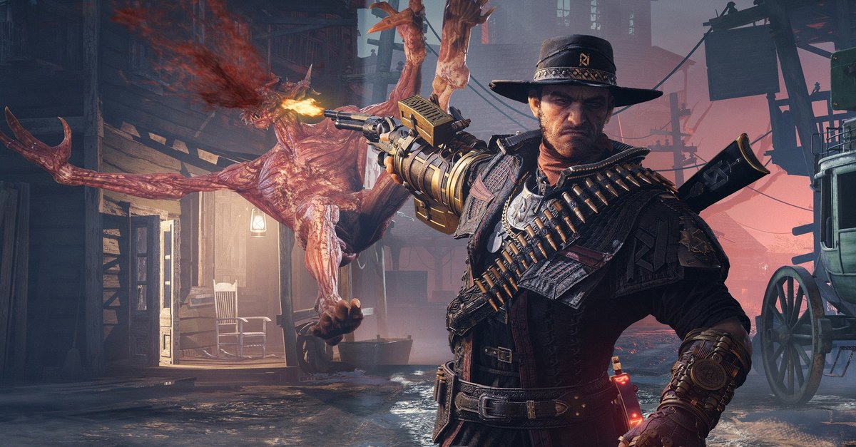 Evil West: Verrückter Trailer zeigt schießwütigen Cowboy im Bloodborne ...