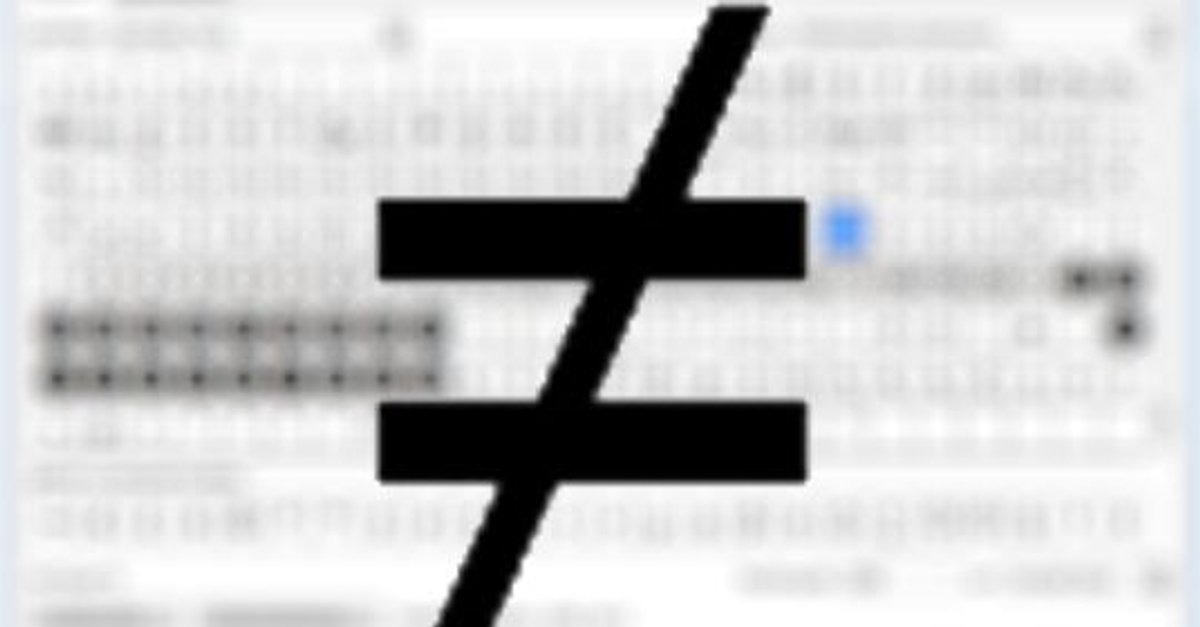 ≠Ungleich Zeichen mit der Tastatur schreiben (Word & Co.)