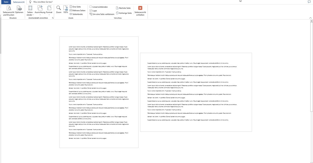 Word: Einzelne Seite Im Querformat Einrichten – JSAK