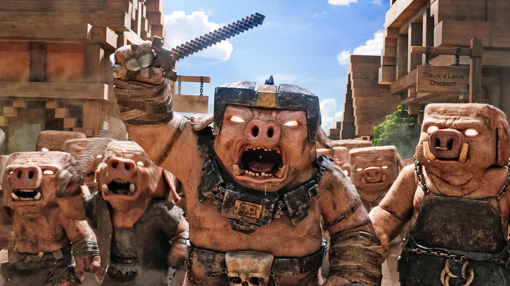 Ein echtes Huhn im Saal: „Ein Minecraft“-Film tritt dämlichen Trend los ...