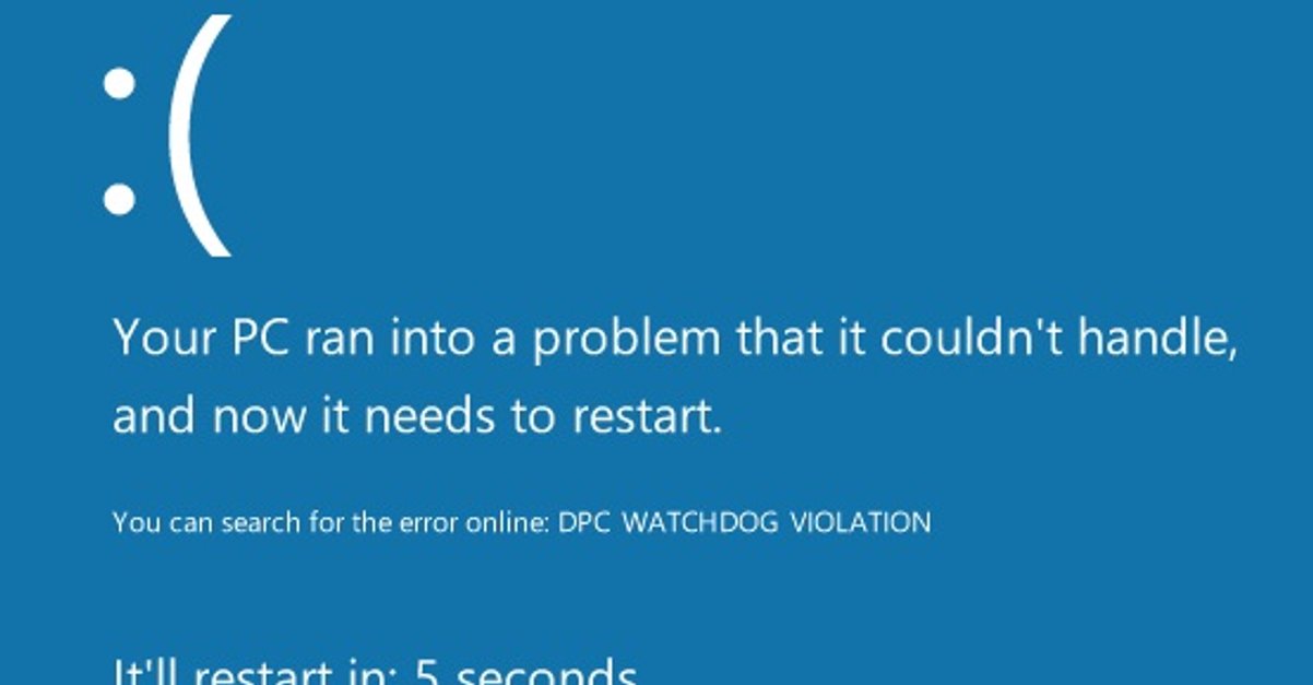 DPC Watchdog Violation: Lösung für Windows 10/11