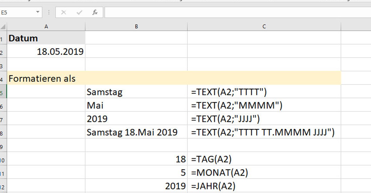 Excel Datum In Text Umwandeln So Geht s Excel Datum In Text Umwandeln So Geht s